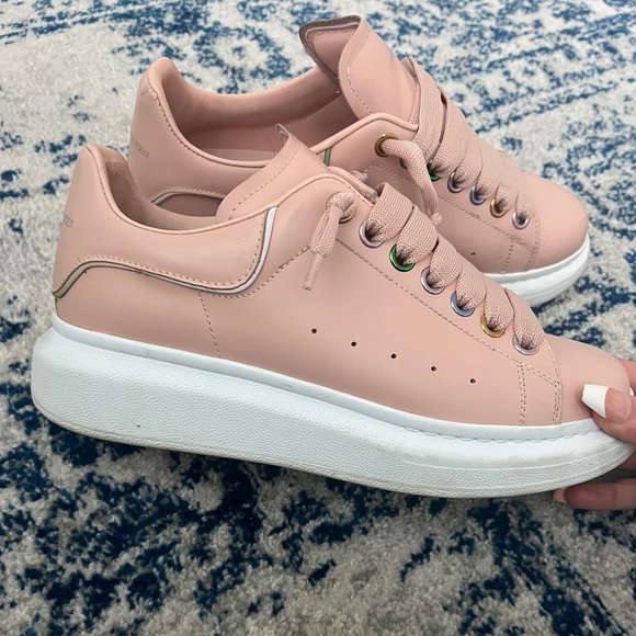 Alexander McQueen | Shoes | Alexander Mcqueen Sneakers Pink | Poshmark